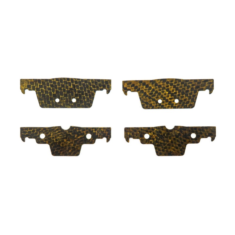 Honda Civic FK8 Type-R (17-) - Carbon Fibre Brake Pad Shims HEL