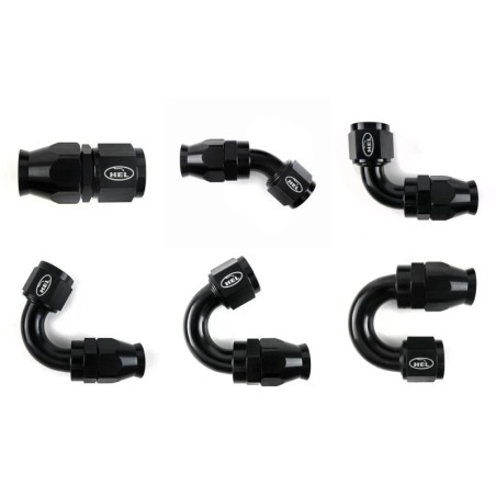 Female -AN JIC Braided Hose Fitting for PTFE hoses - HEL Performance