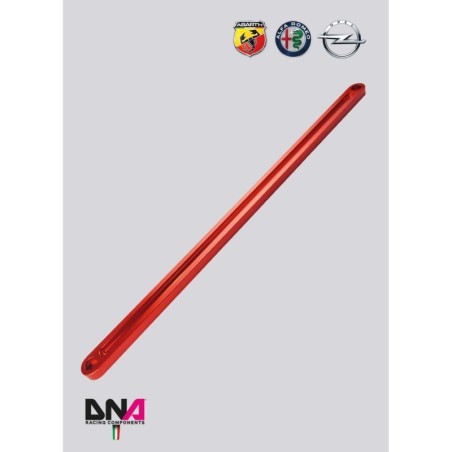 Opel Corsa E-DNA Racing front suspension subframe single tie rod