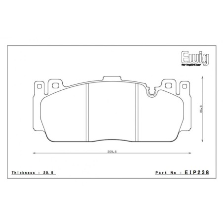 Endless EIP238 brake pads
