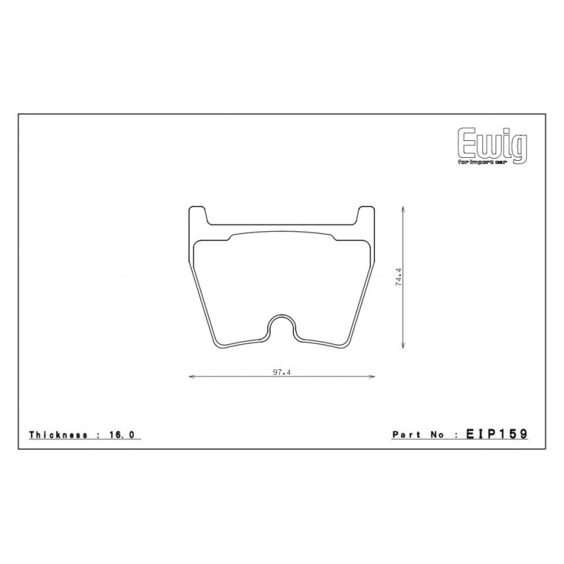 Endless EIP159 brake pads