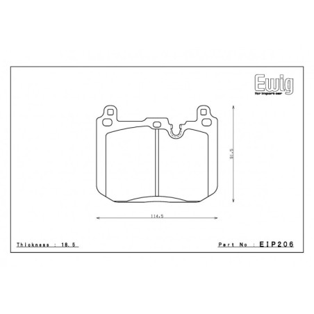 Endless EIP206 brake pads
