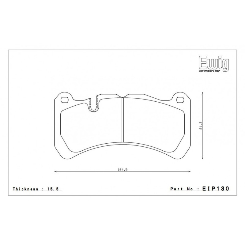 Endless RCP112 brake pads