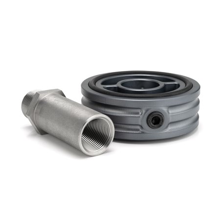Oil Filter Sandwich Plate Spacer with 1/8" NPT Sensor Ports HEL