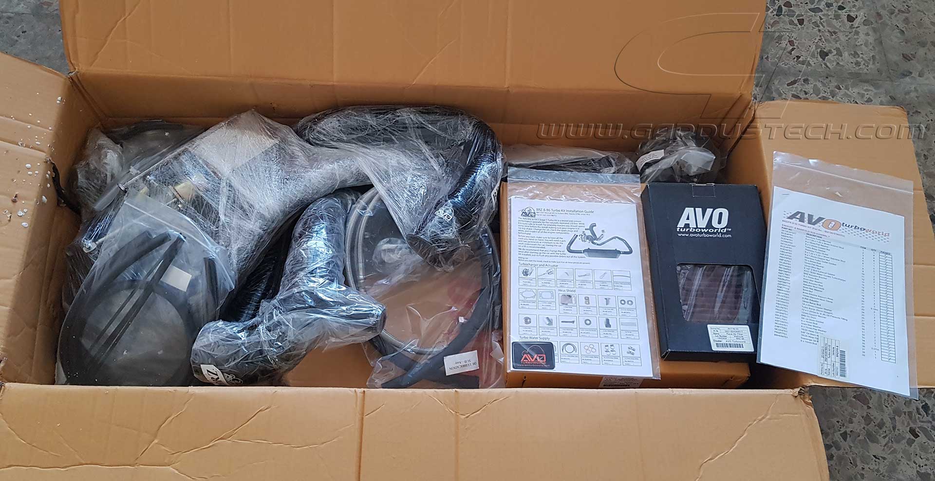 AVO turbo kit montato su BRZ